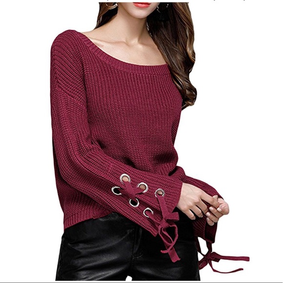 Sweaters | Women Sexy Off Shoulder Knitted Sweater | Poshmark